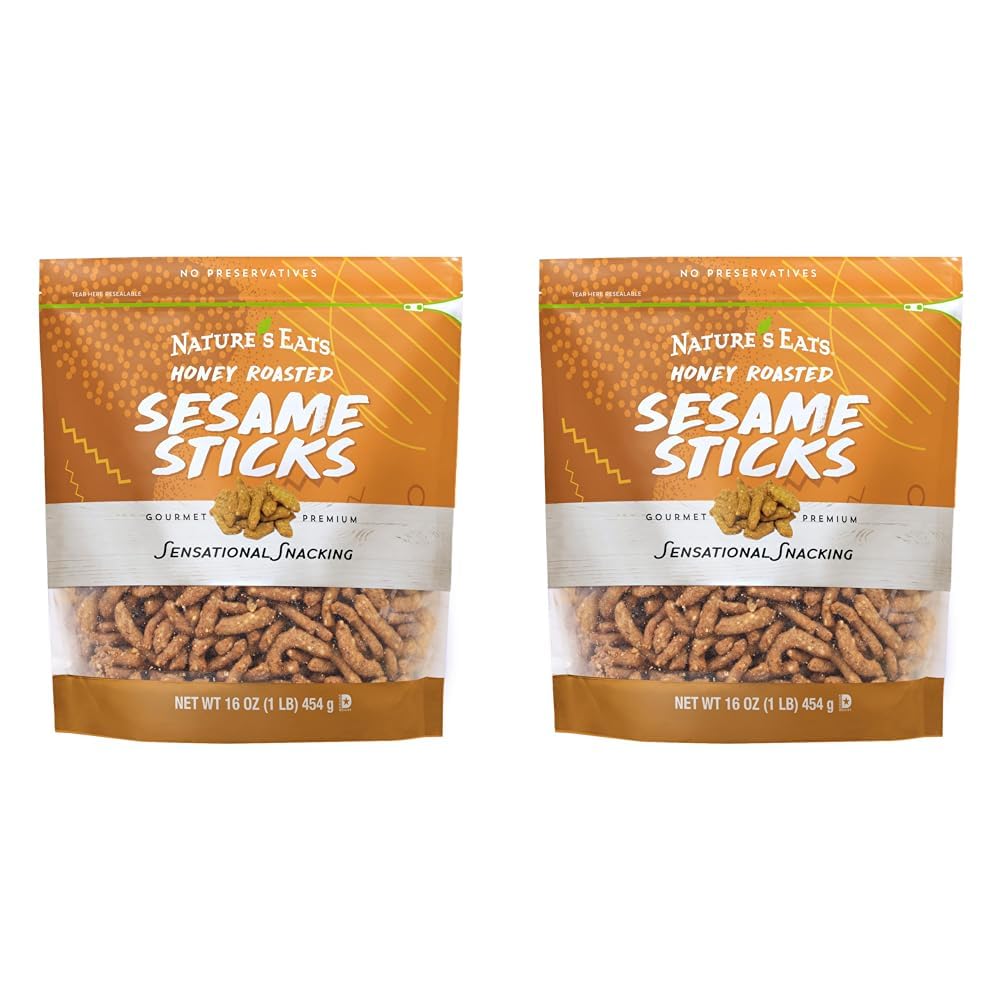 Amazon.com : Honey Roasted Sesame Sticks 16oz (Pack of 2) : Everything Else