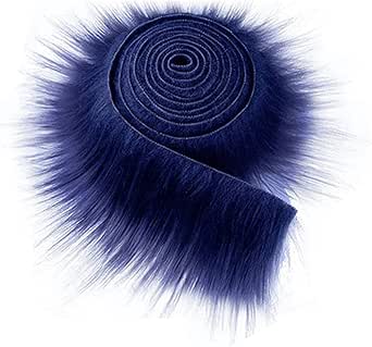 Amazon.com: Faux Fur Fabric Shaggy Precut Strips, Plush Fluffy Furry ...