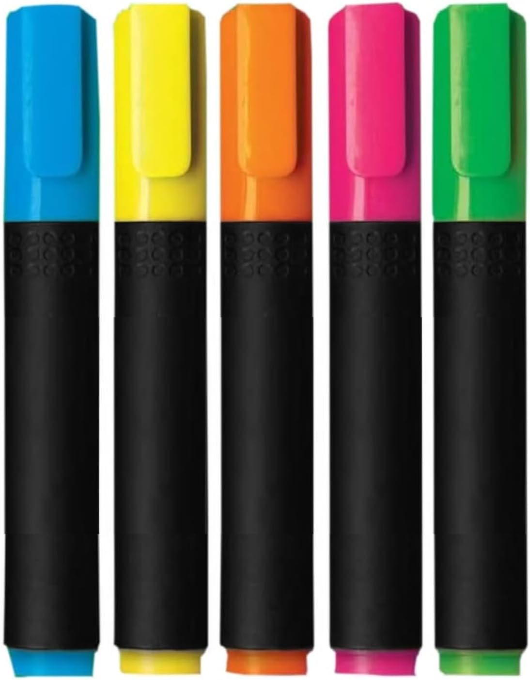 Highlighters Pens 5 Multipack Chisel Tip Coloured Marker Pens Ideal for ...