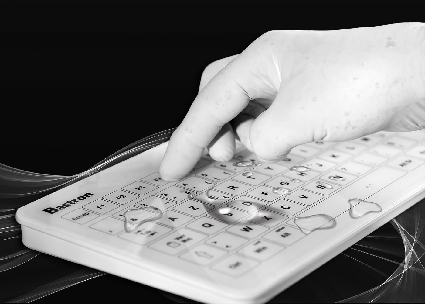 Amazon.com: Medical Waterproof Wireless Bluetooth 2.4G Glass Touch ...