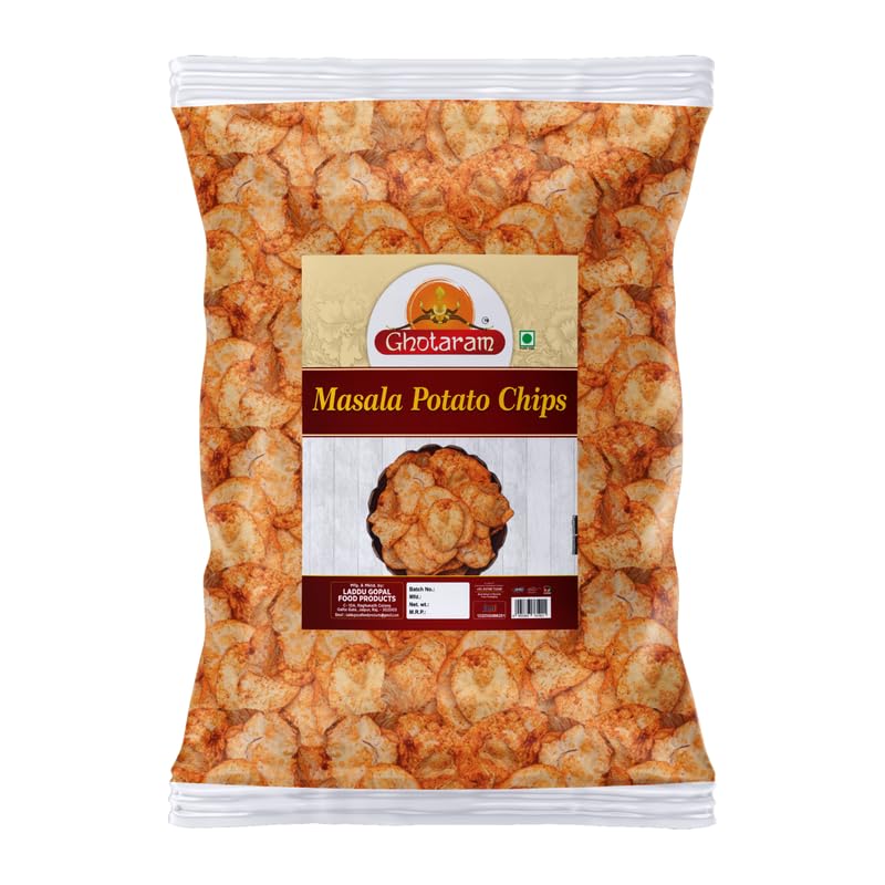 Ghotaram Potato Chips India's Masala Magic Flavour, Crunchy PATTA Chips ...