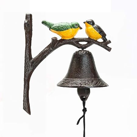 Amazon.com: Large Cast Iron Farmhouse Dinner Bell : Home & Kitchen
