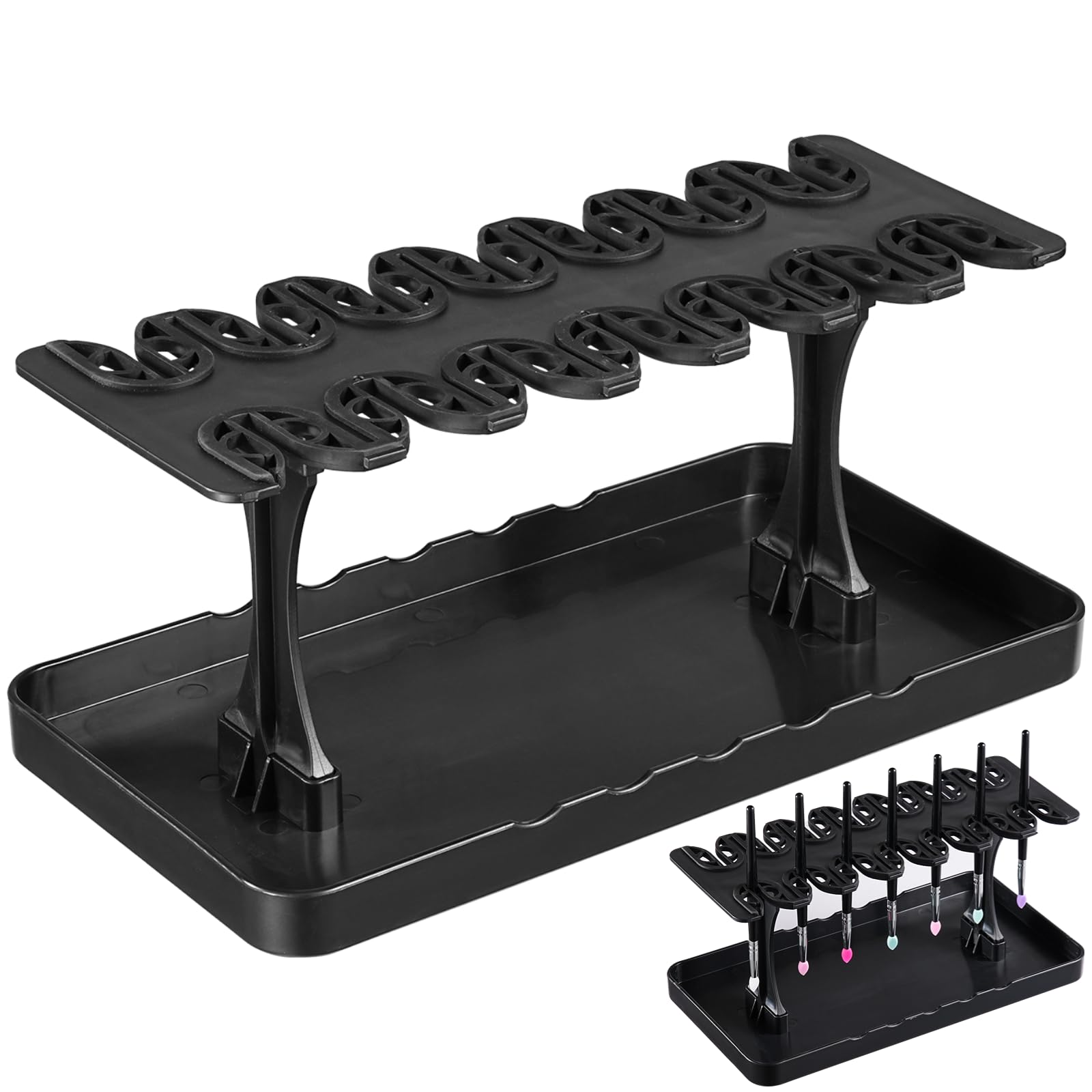 Snapklik.com : Plastic Paint Brush Holder, Clip-on Brush Holder ...