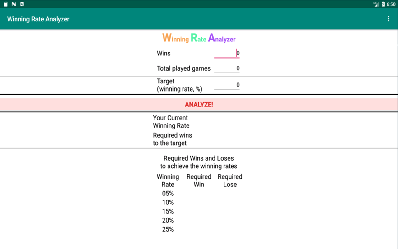 Winning Rate Analyzer Amazon in Appstore For Android winning-rate-analyzer-amazon-in-appstore-for-android