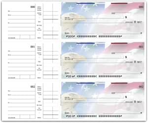Amazon.com : ABC Compact Size Checks, 3-On-A-Page with Side-Tear ...