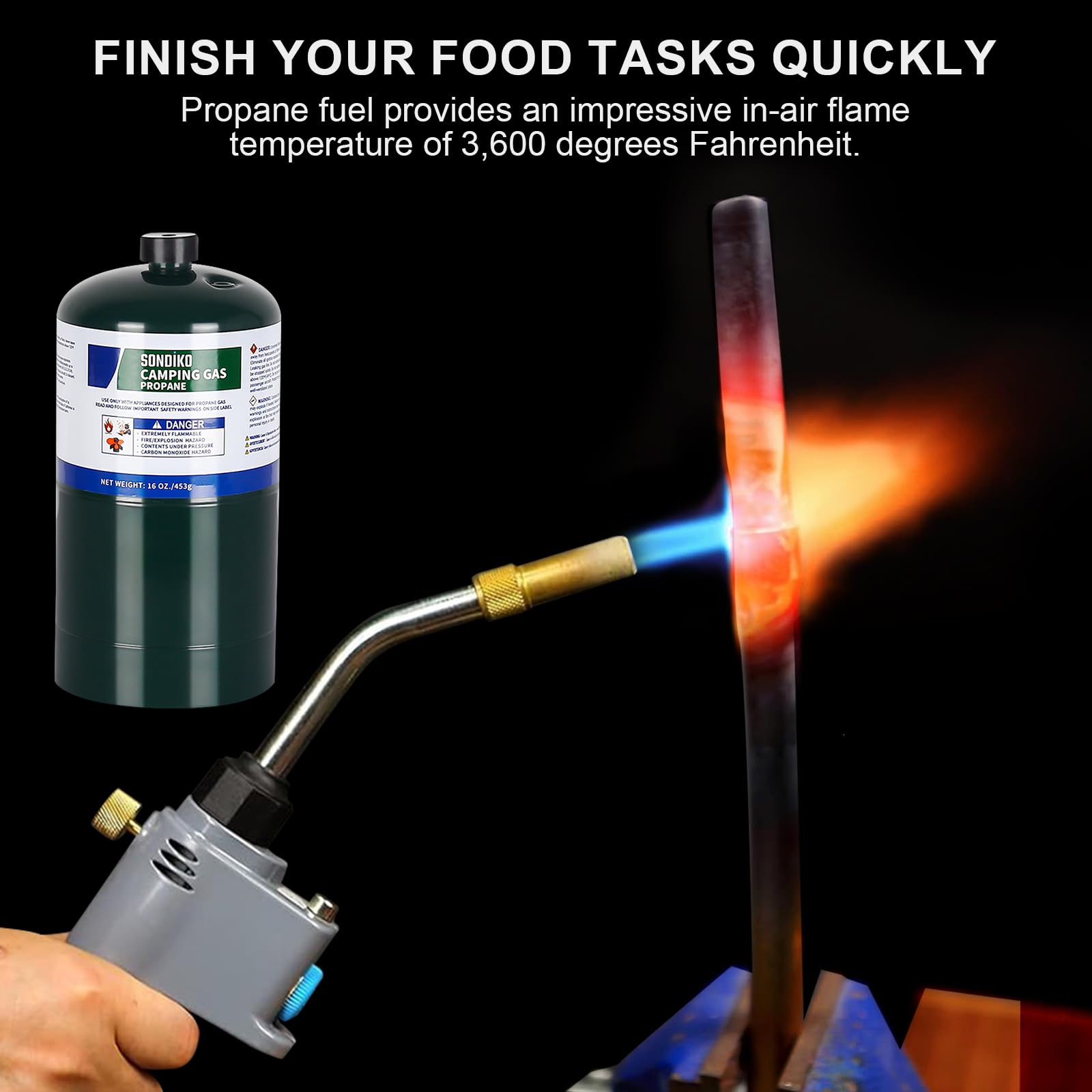 Snapklik.com : Propane Tank 2 Pack, High Purity 1LB Propane Cylinder ...