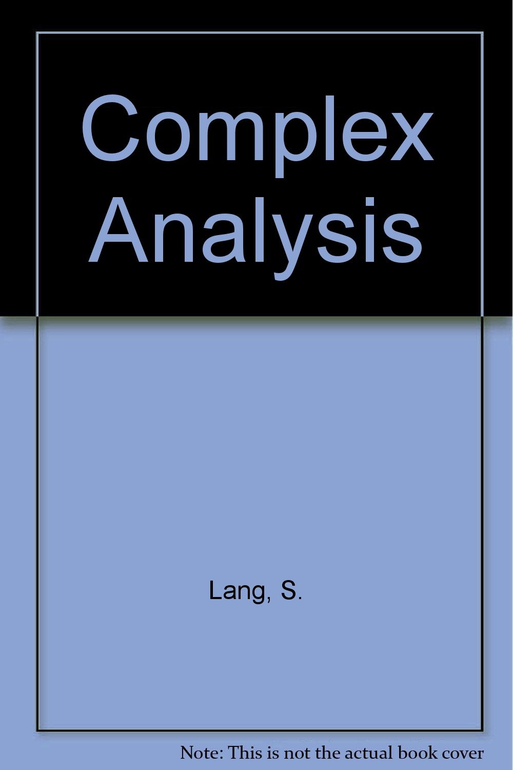 Amazon | Complex Analysis | Lang, S. | Calculus
