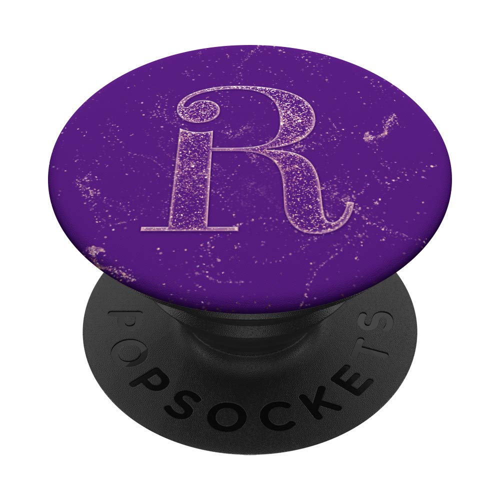La Letra R En Morado