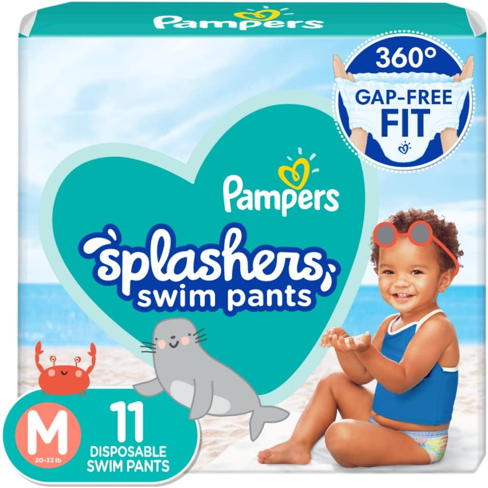 Amazon.com: Huggies Little Swimmers Disposable Swim Diapers, Small, 12 ...