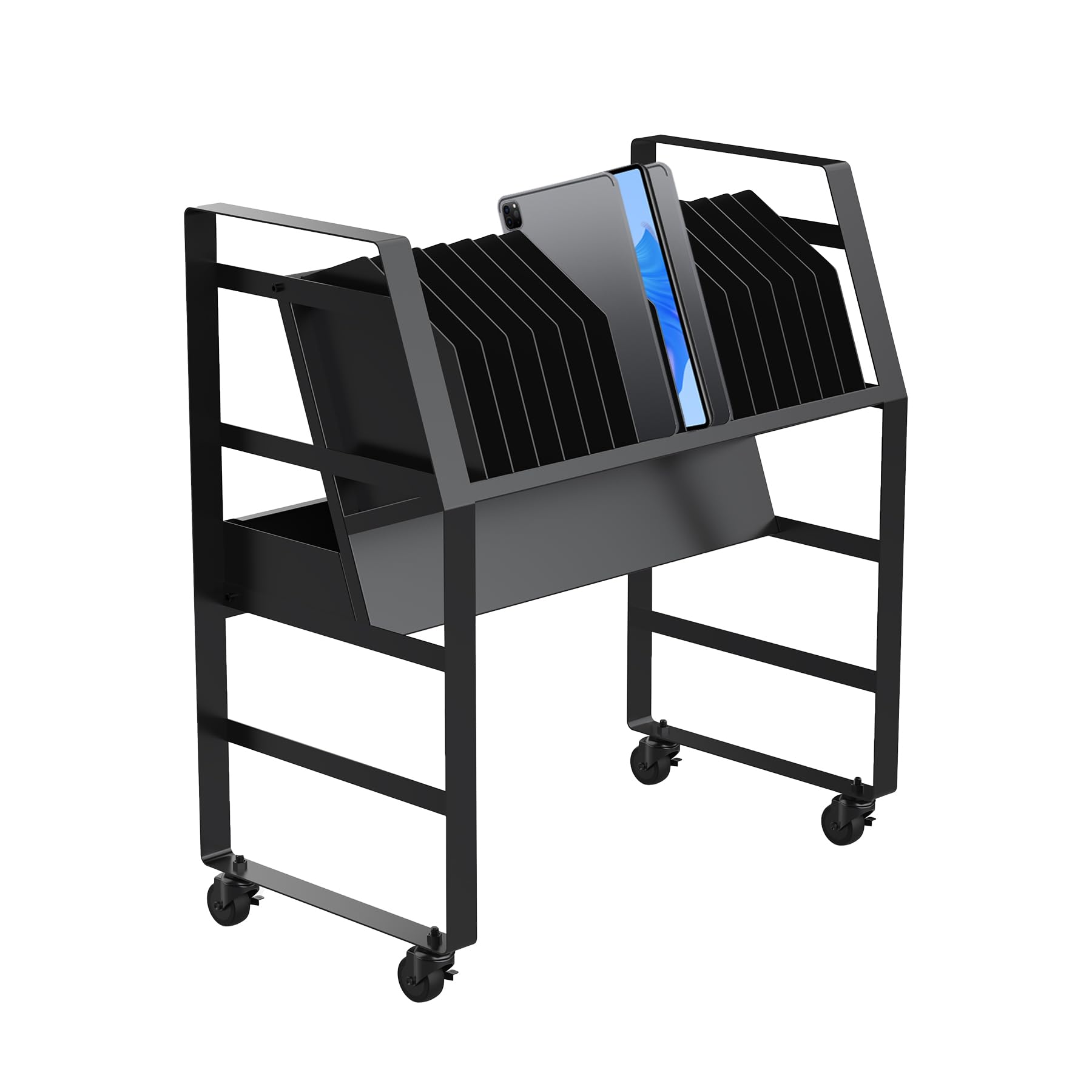 Amazon.com: biosp 16 Devices Mobile Open Charging Cart, Rolling ...