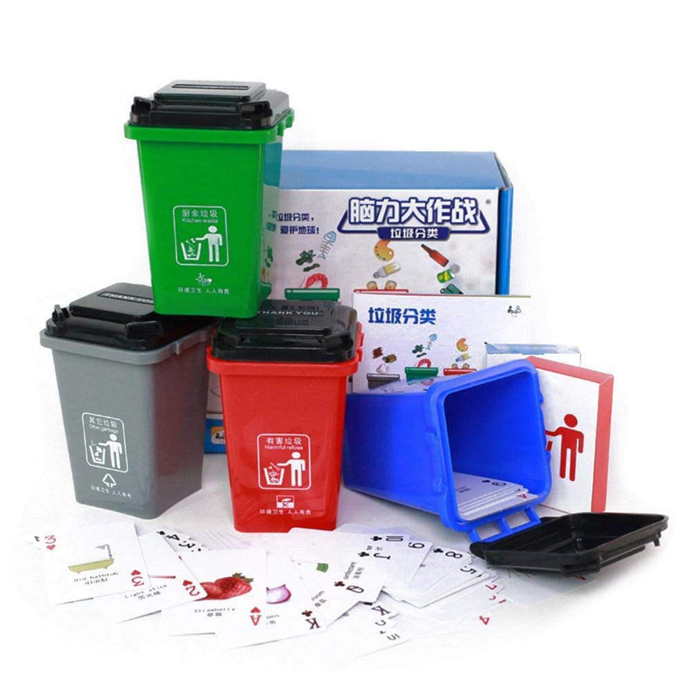 Buy Jecrina Puzzle Family Board Game Educational Activity Garbage ...