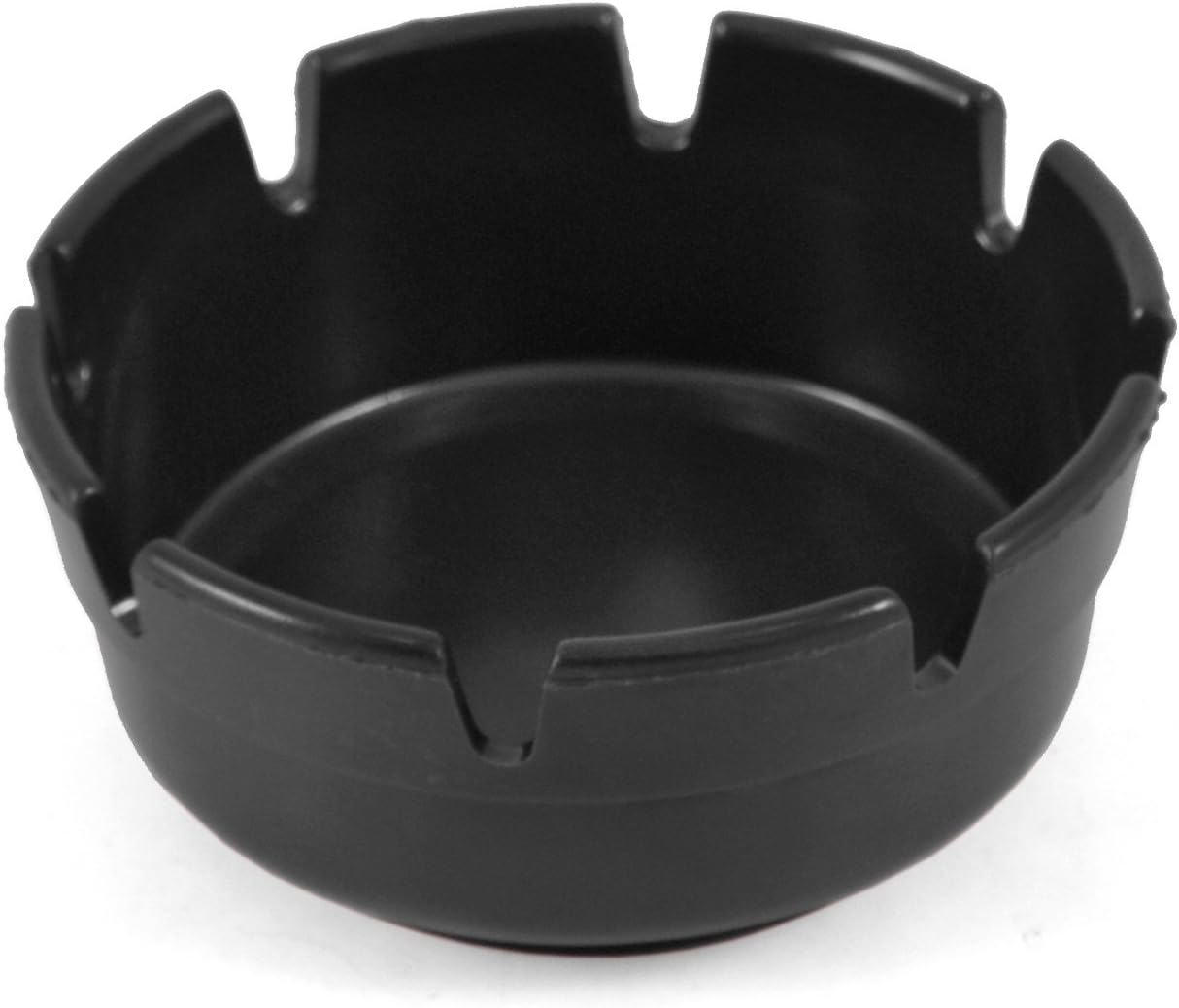 Amazon.com: Ges Black Plastic Cigarette Ashtray with 8 Notches, 4 Inch ...