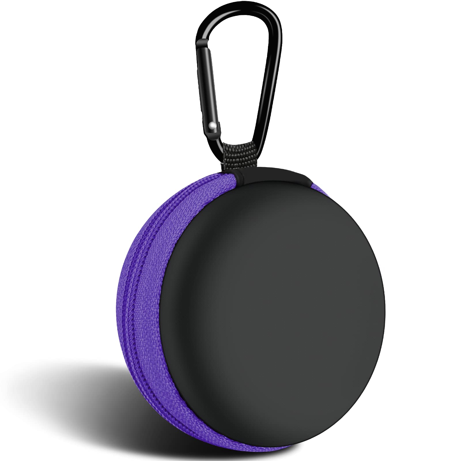 Amazon.com: Woyinger Round Earbud Case Portable EVA Carrying Case ...