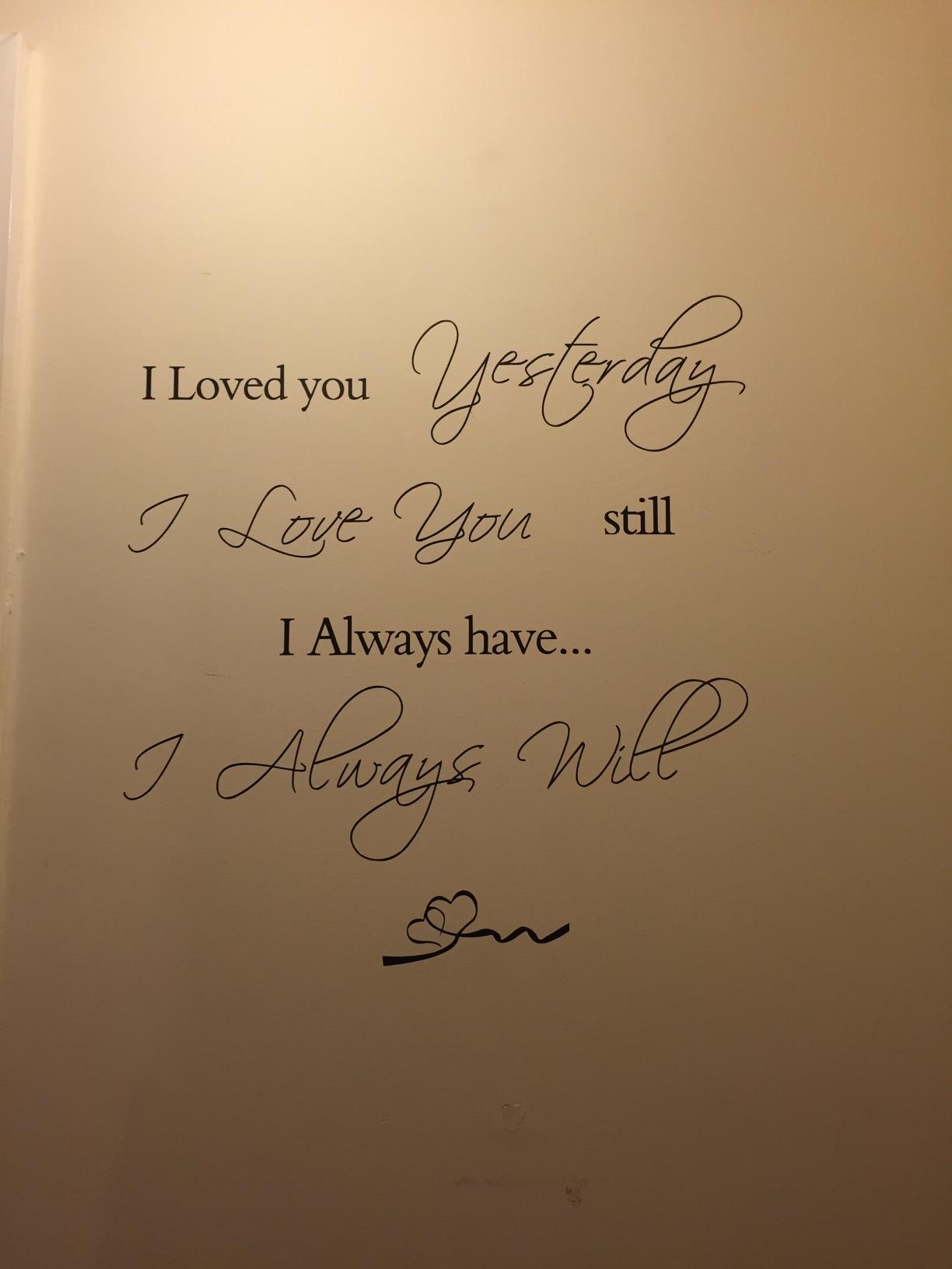 Removable Wall Sticker Decal Mural DIY Room Art Decoration LOVE Quote ...