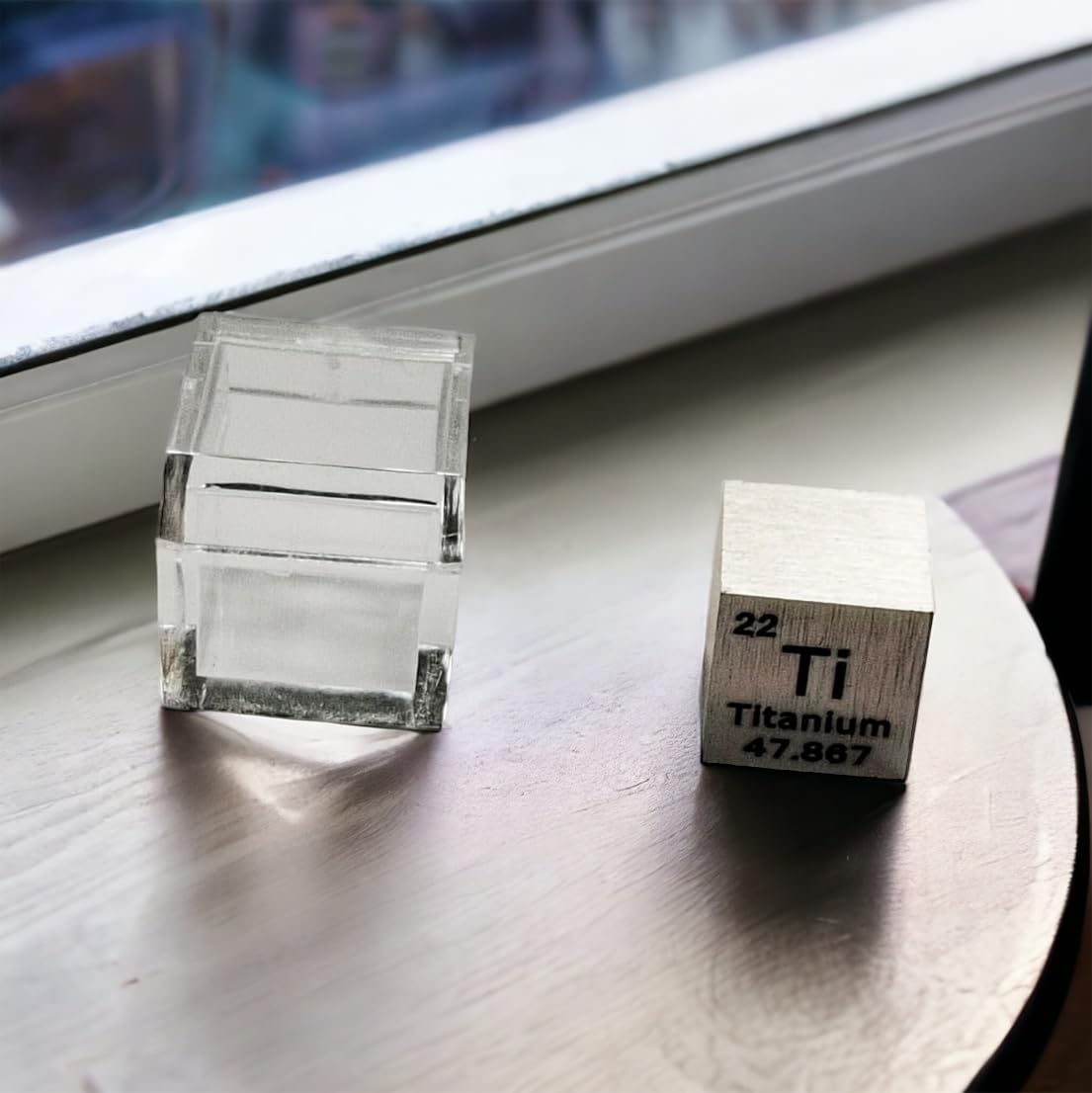 Pandiui23 Metal Element Cubes – Laser Etched Density Cubes Set for a ...