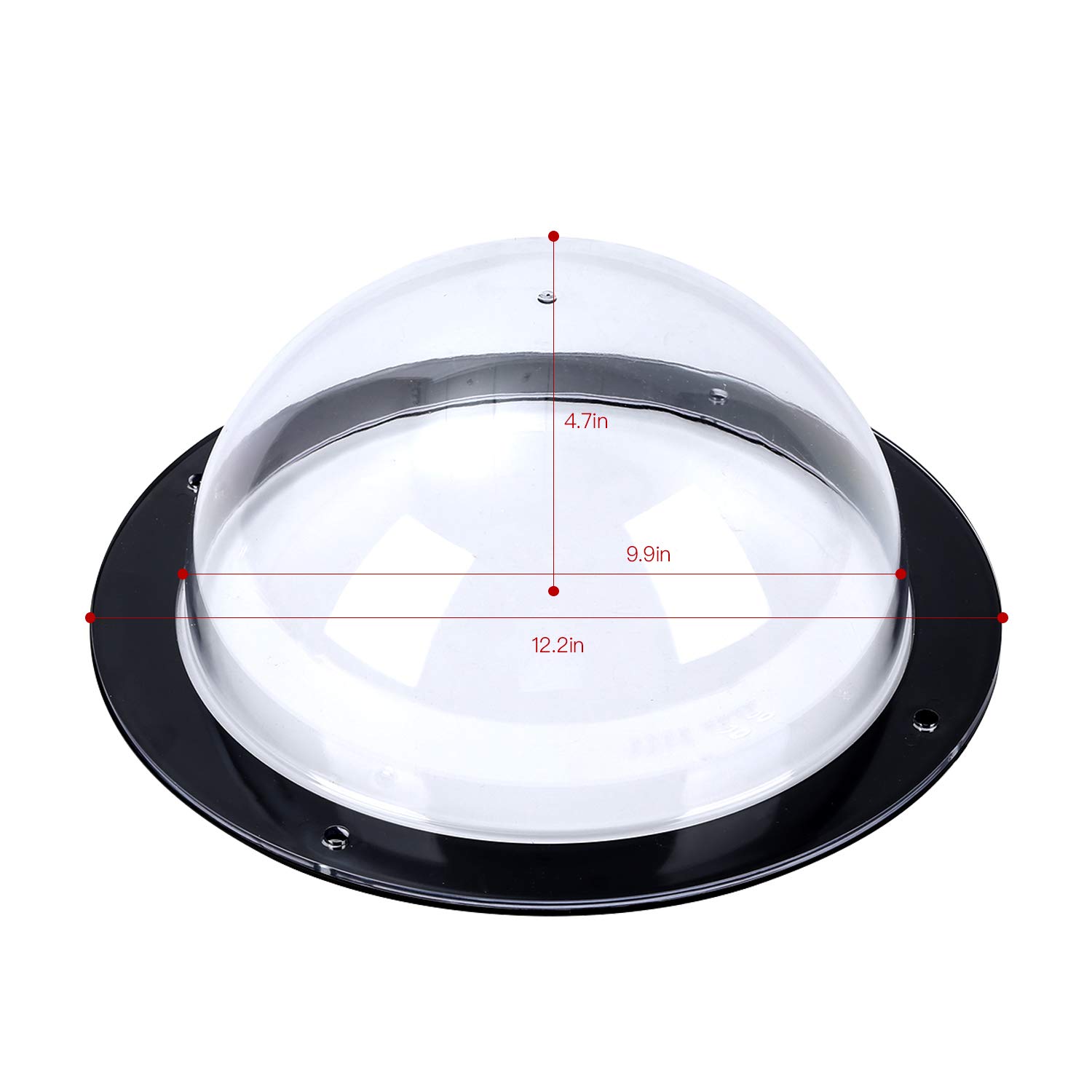 Buy Dog Fence Window, Pet Peek Porthole Window Acrylic Dome Clear View ...