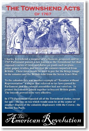 Amazon.com: The Townshend Act 1767 - American Revolution - US History ...