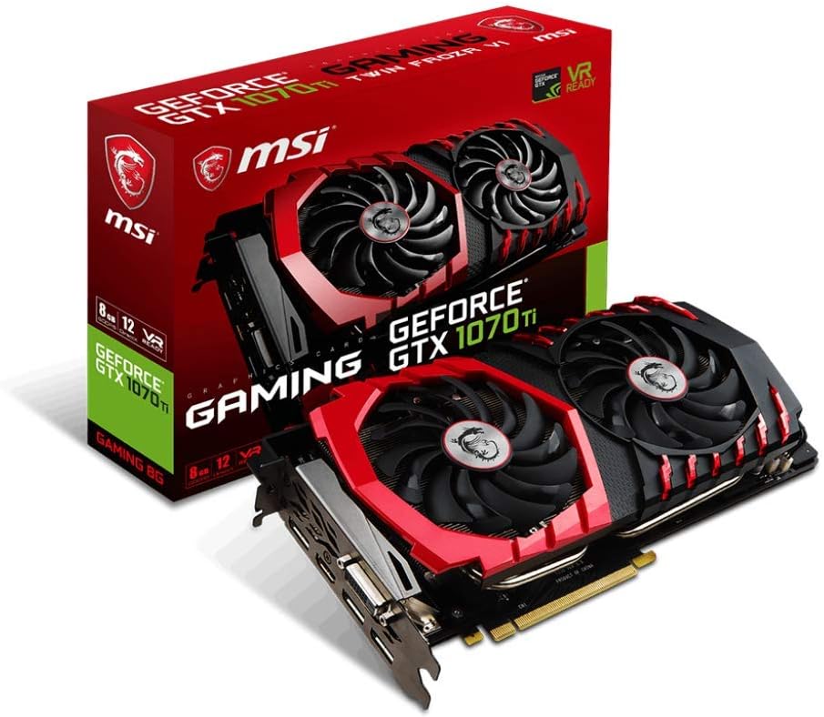 MSI NVIDIA GeForce GTX 1070 Ti GAMING 8G 8 GB GDDR5 PCI Express ...