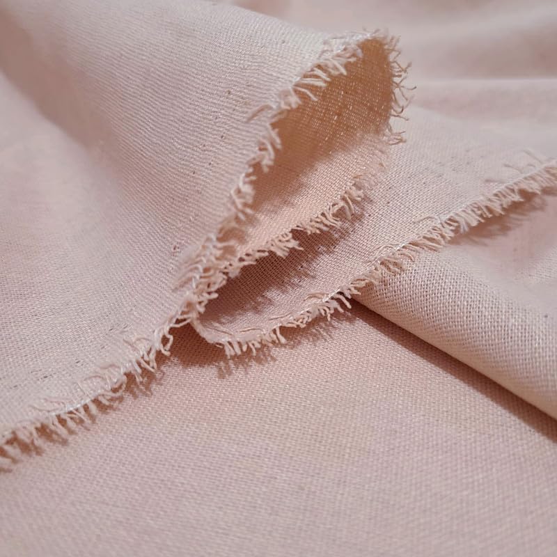 Amazon.com: 2-Yard Precut Linen Fabric/Linen Blend Fabric for Apparel ...
