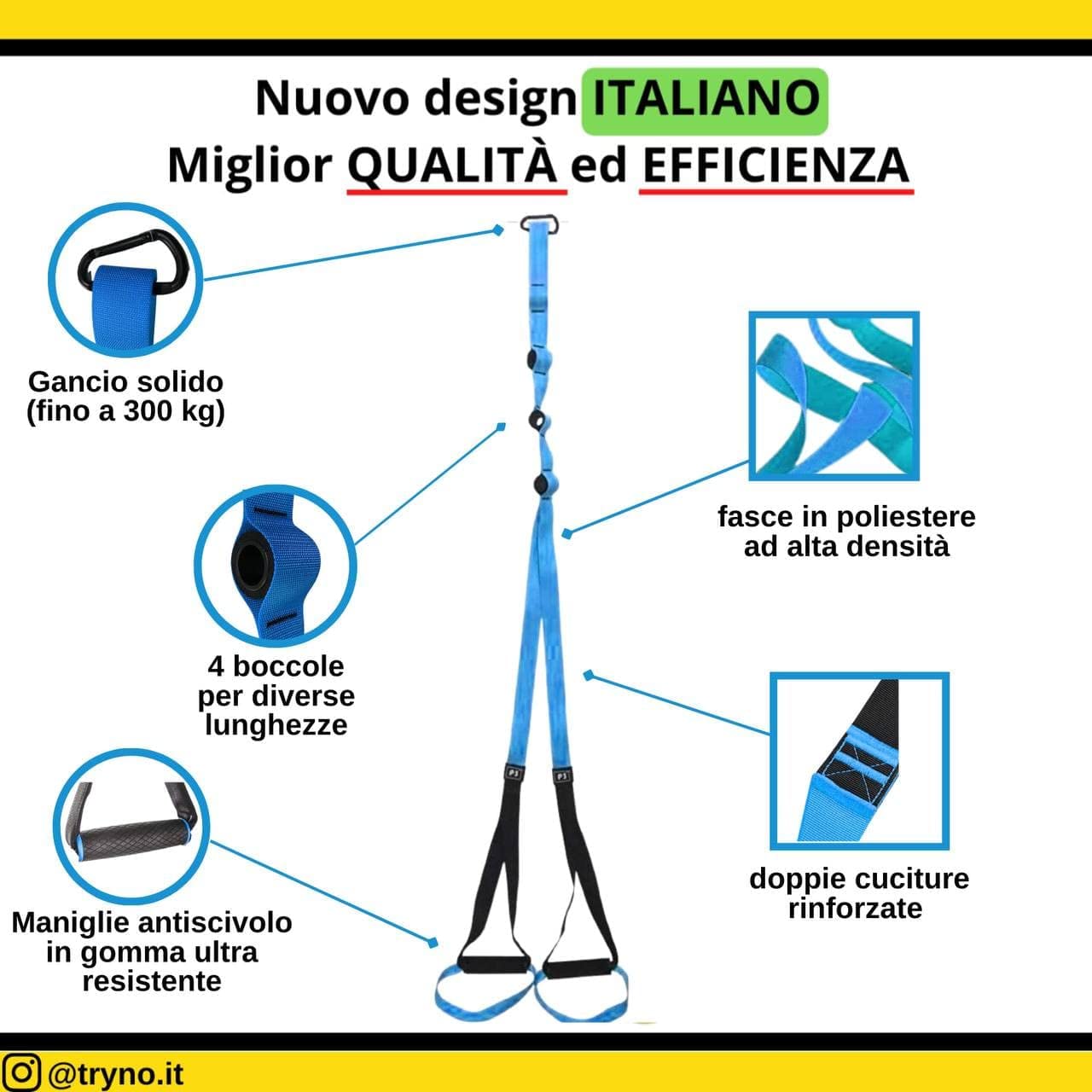 TRYNO TRX Fitness | Gym Multifunction Tool | Italian Design 2022 ...