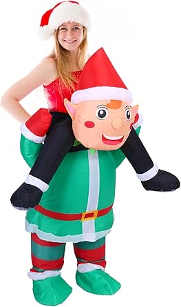 Amazon.com: Jenaai Christmas Inflatable Costume for Adults Men Women ...