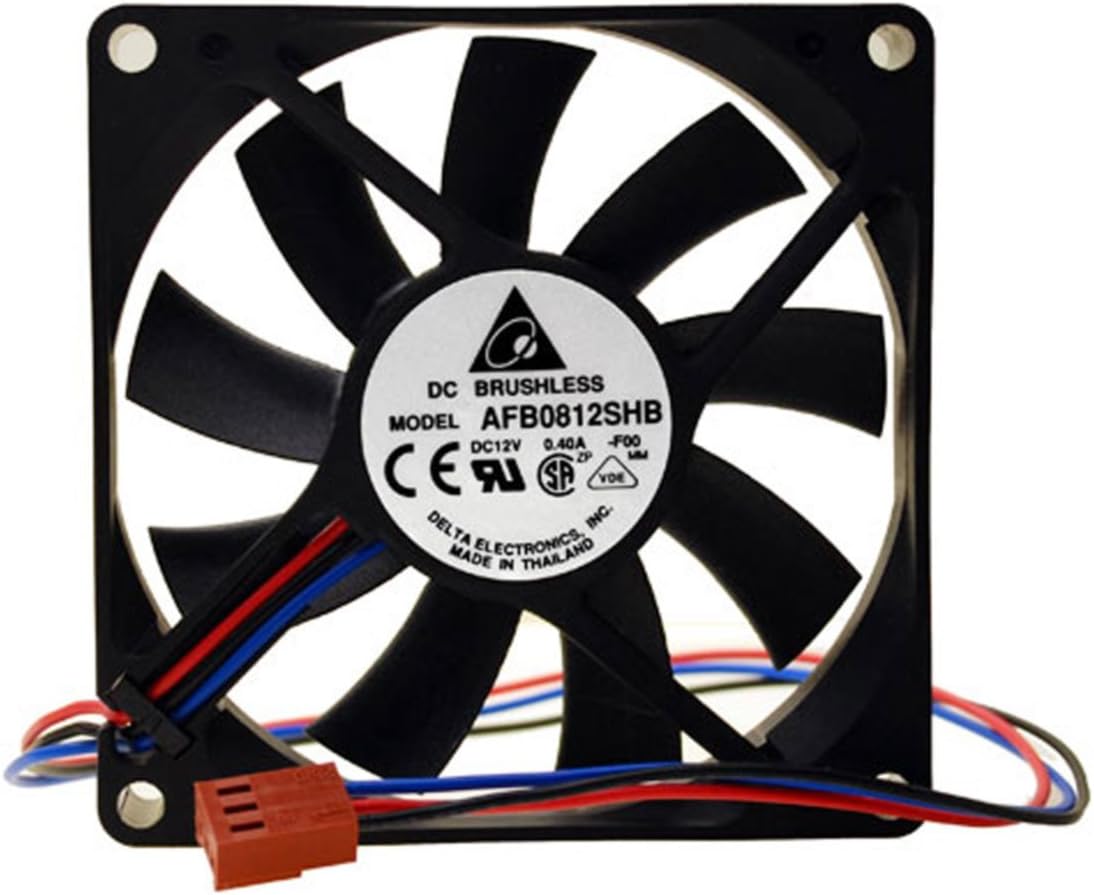 Amazon.com: Delta AFB0812SHB 3-Wire 80MM Fan : Electronics