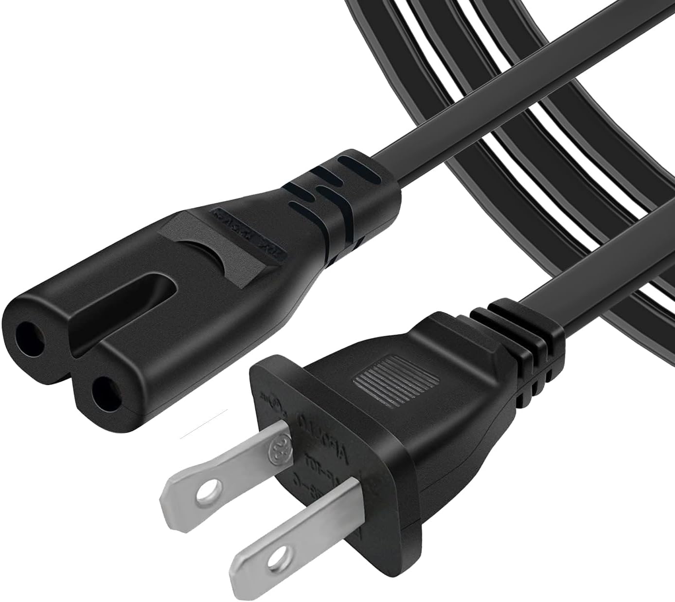 Amazon.com: UL Listed 2 Prong 8Ft Power Cord for Microsoft Surface Pro ...