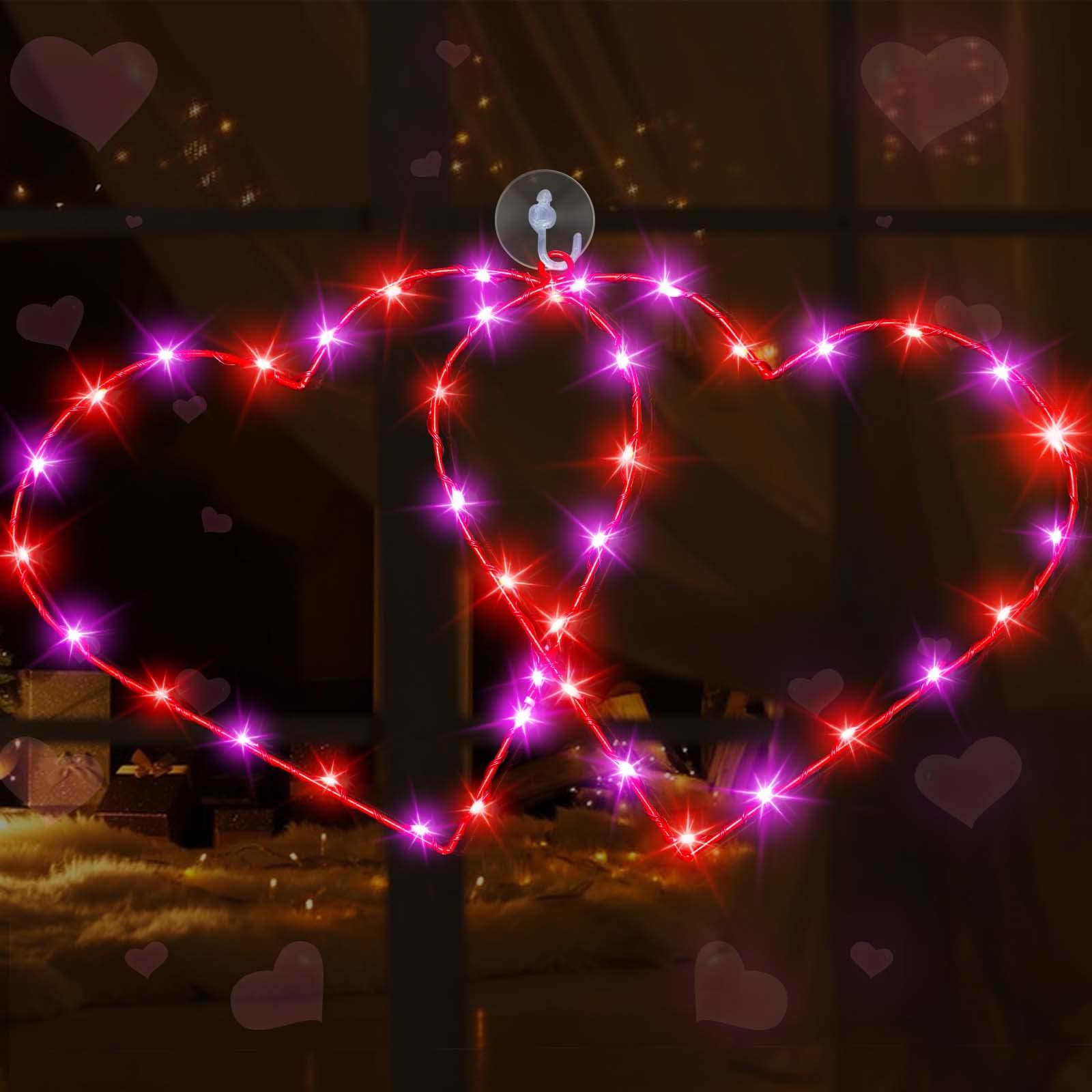 Amazon.com : Northlight Lighted Love with Heart Valentine's Day Window ...