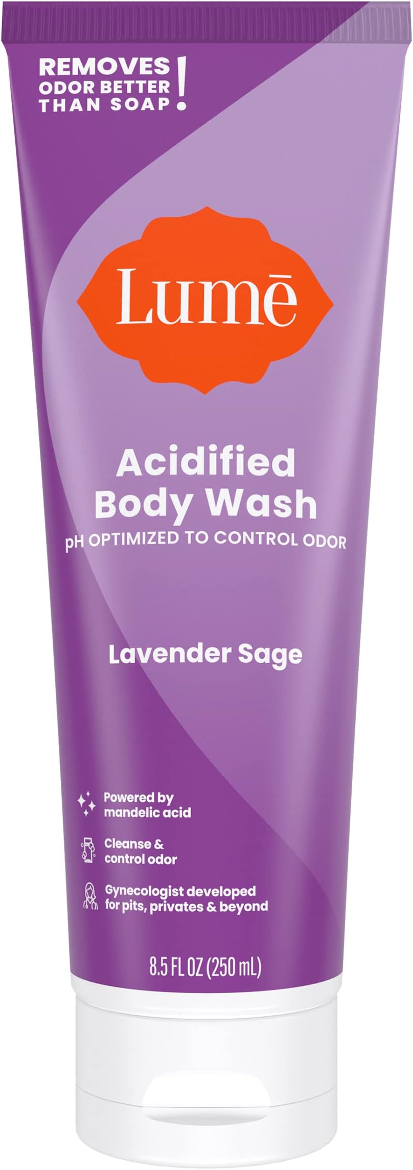 Amazon.com : LUME Acidified Body Wash Tube – PH Optimized to Control ...