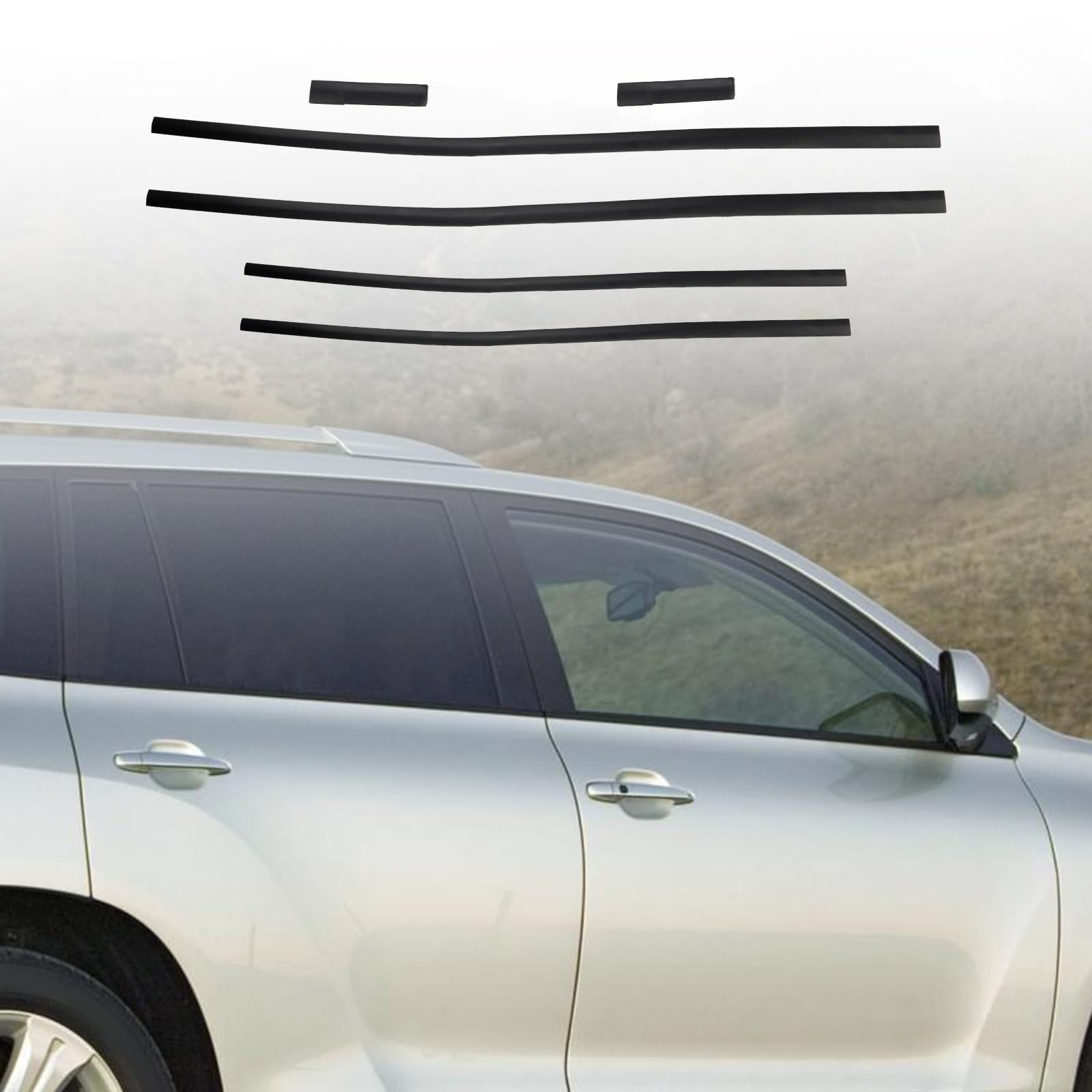 Amazon.com: JDMON Roof Drip Molding Strips Weatherstrip Compatible with ...