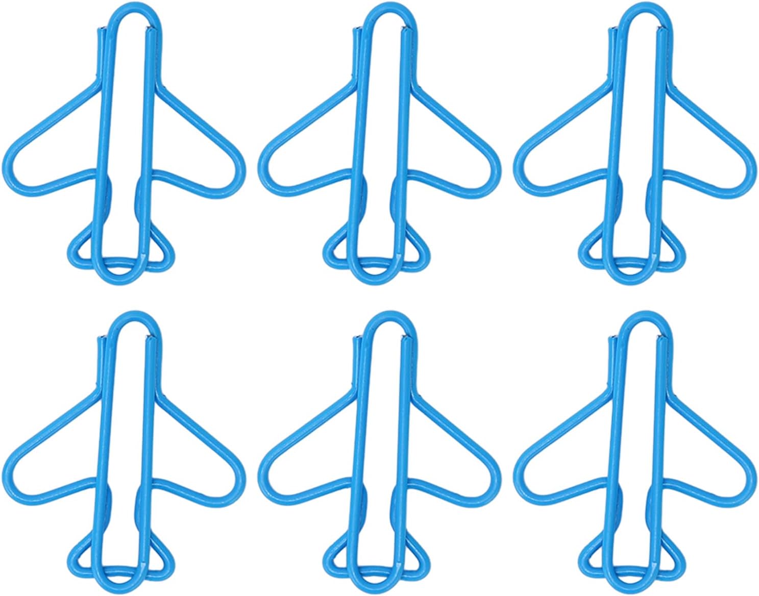 Amazon.com : Cute Paper Clips, 100pcs Bookmarks Paperclips Blue Metal ...