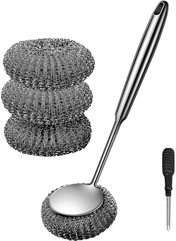 Stainless Steel Pan Cleaner Aazon.co: Steel Wool Scrubber, 2025 ...