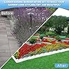 Amazon.com : Vashly 40Ft Edging for Landscaping 5.9inch Tall Garden ...
