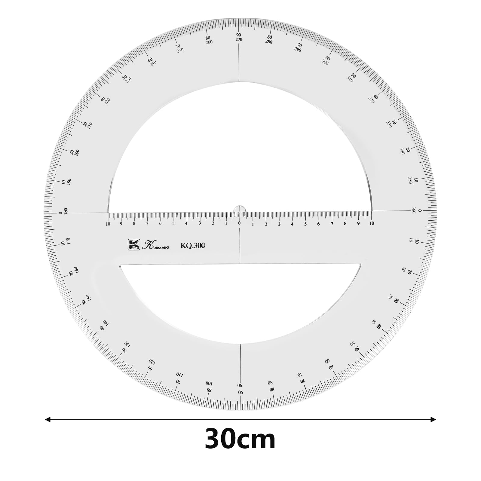 Transferidor De Meio Circulo