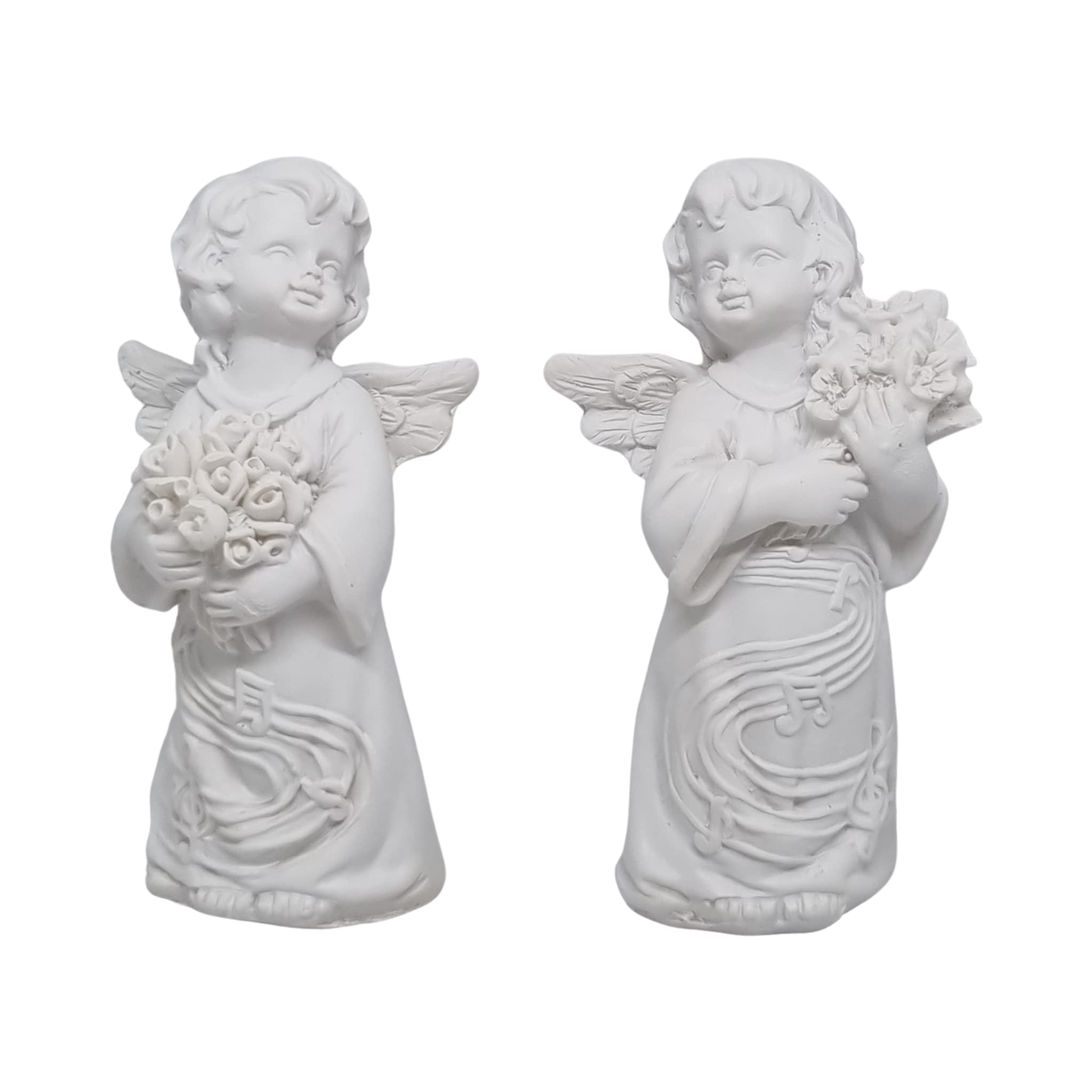 Buy Blessings White Angel Statue Set of 2 Online at Low Prices in India ...