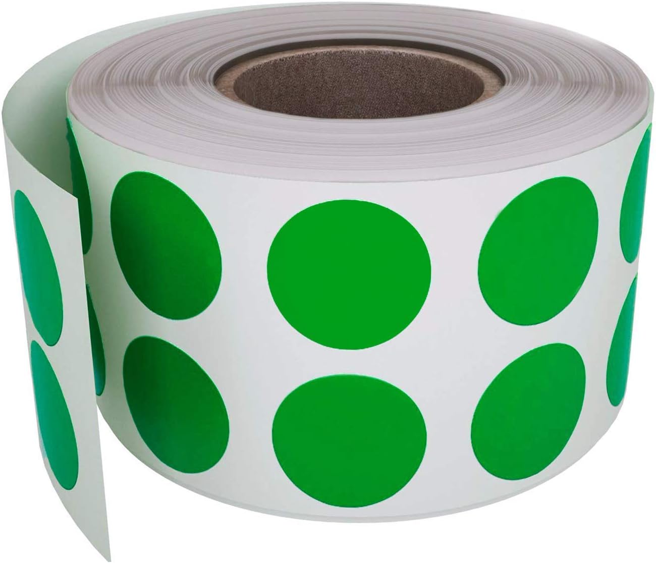 Royal Green Rouleaux D’Étiquettes Autocollantes Rondes Vert 1.3 cm ...