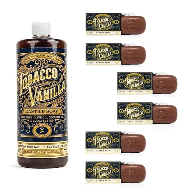 Amazon.com : Castile Soap Liquid & Body Wash Castile Soap Bar for ...