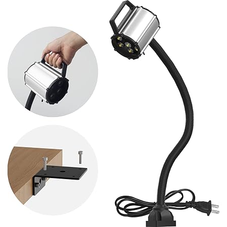 Work Desk Light, Machine Work Light, LED Flexible Gooseneck Light 700 ...