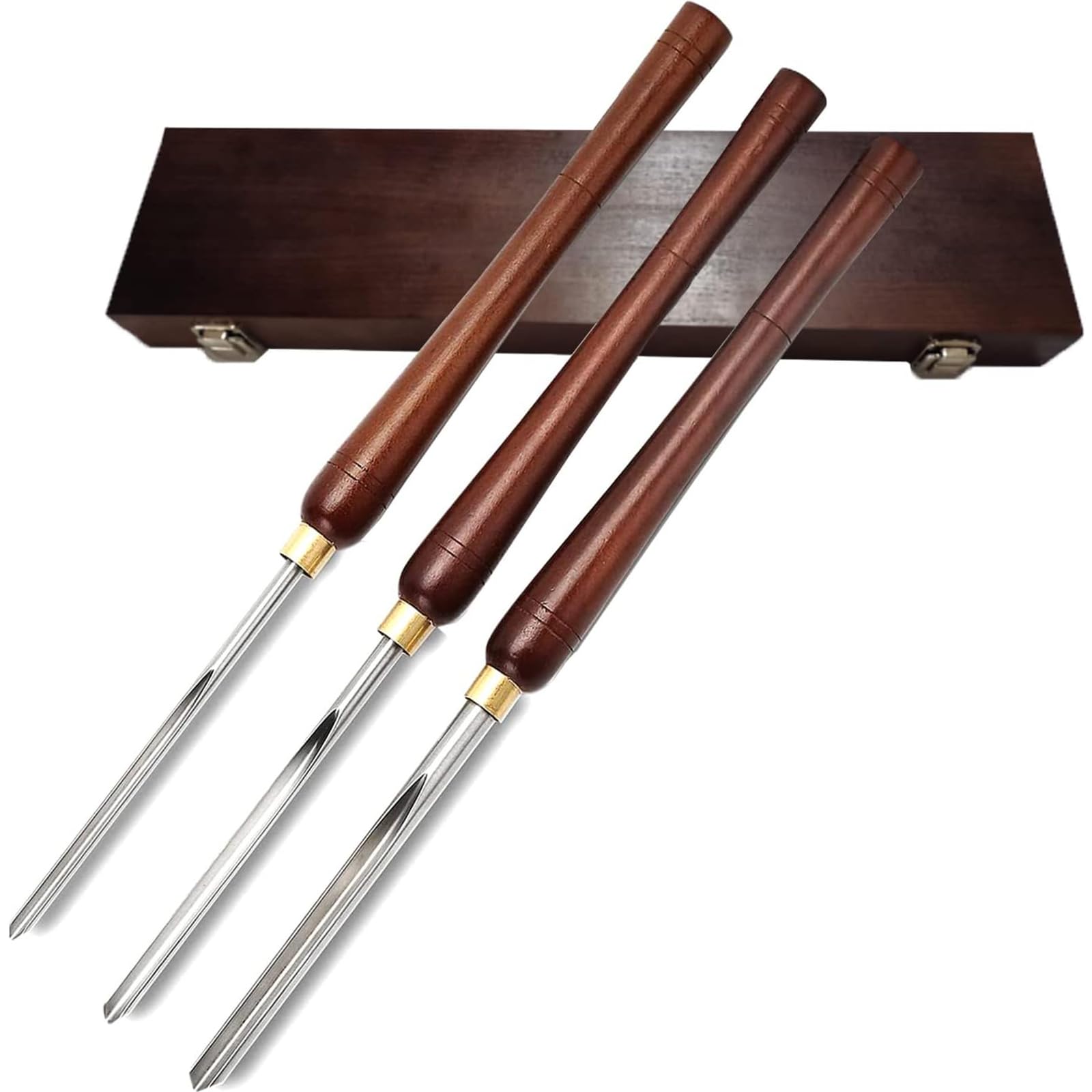 Chisel Sets,Turning Tool,Woodturning Bowl Gouge Set, 3 Pieces 22Inch ...