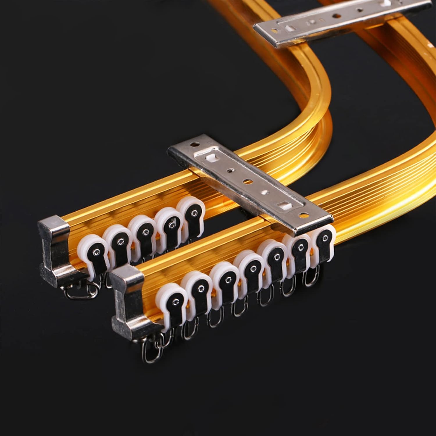 TEN-HIGH Flexible Curtain Rails, Aluminum Curtain Rails, Foldable ...