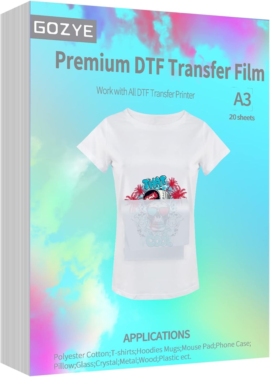 Amazon.com: Extra Volume 3 lbs Ultra Fine DTF Powder - DTF Transfer Sublimation Powder ...