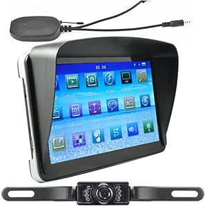 GPS Vehicle Tracker Universal 7 Inch Car GPS Navigation Bluetooth AV-in ...