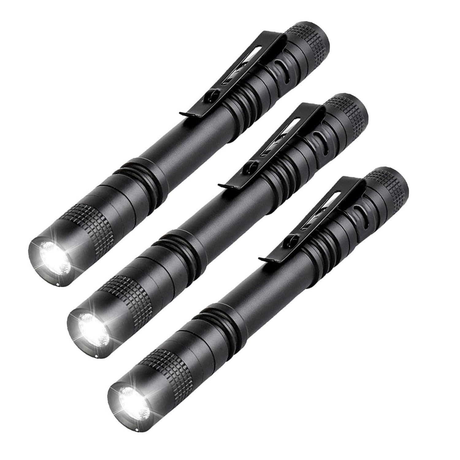 MODOAO Mini Pen Flashlights, LED Pen Light and 3 Pack Pocket Flashlight ...
