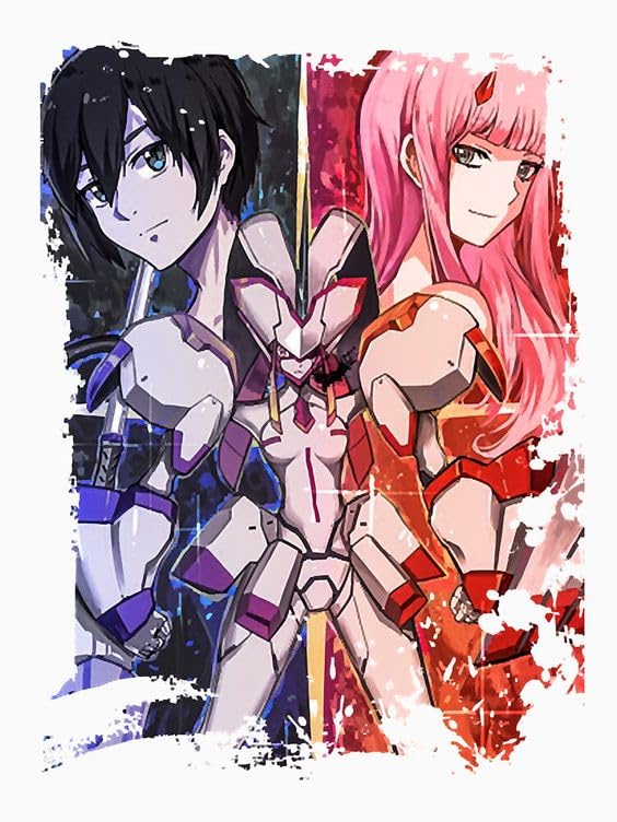 RAINFIRE CREATION Darling in The Franxx Poster - 300 GSM 12x18 Unframed ...