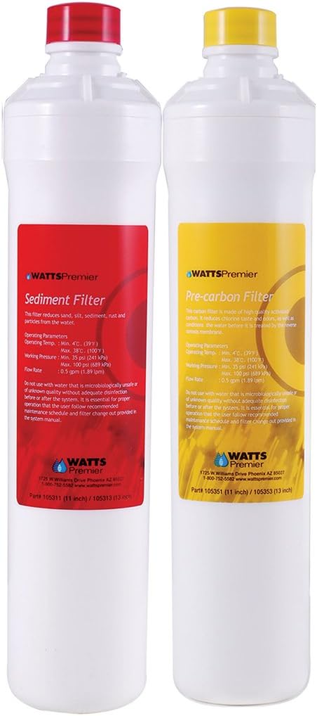 Amazon.com: Watts Pure H2O-F45 1 Stage Capacity/High Flow Carbon Block ...