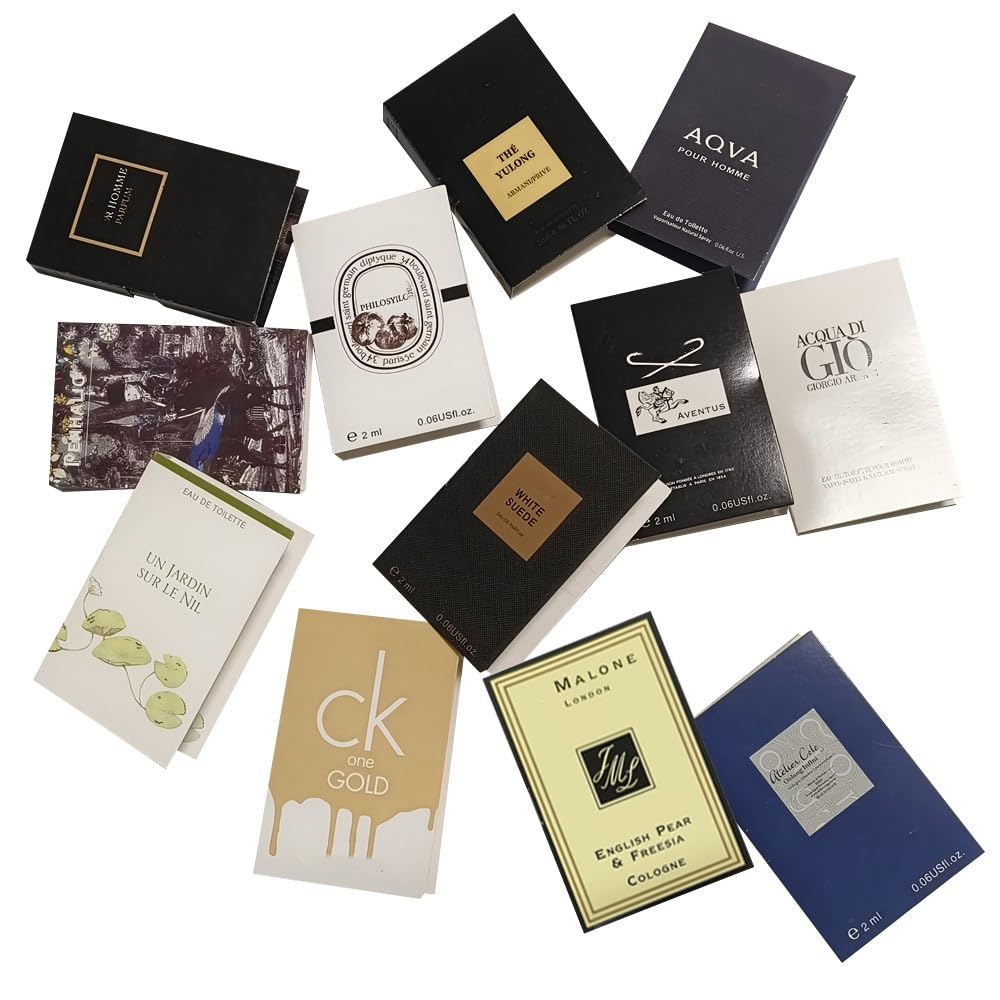 Snapklik.com : Enttgo 12pcs Mens Cologne Samples, Fragrance Suit For ...
