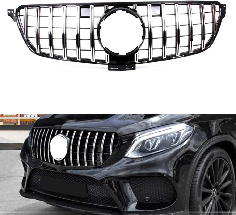 Amazon.com: GTR Front Grille Grill For Mercedes Benz GLE Coupe W166 ...