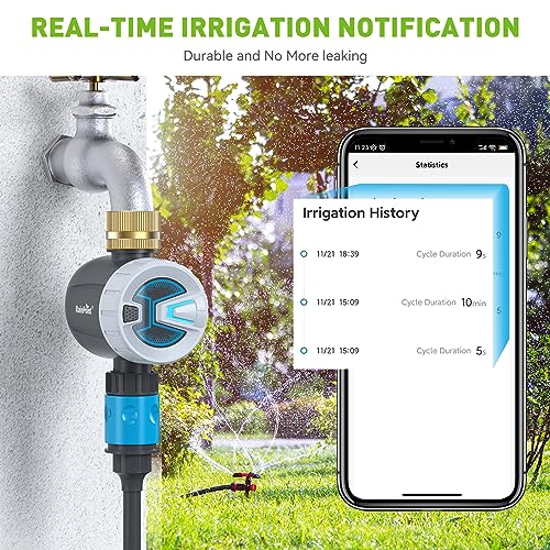 Snapklik.com : Sprinkler Timer Outdoor, Bluetooth Hose Timer To 60M ...
