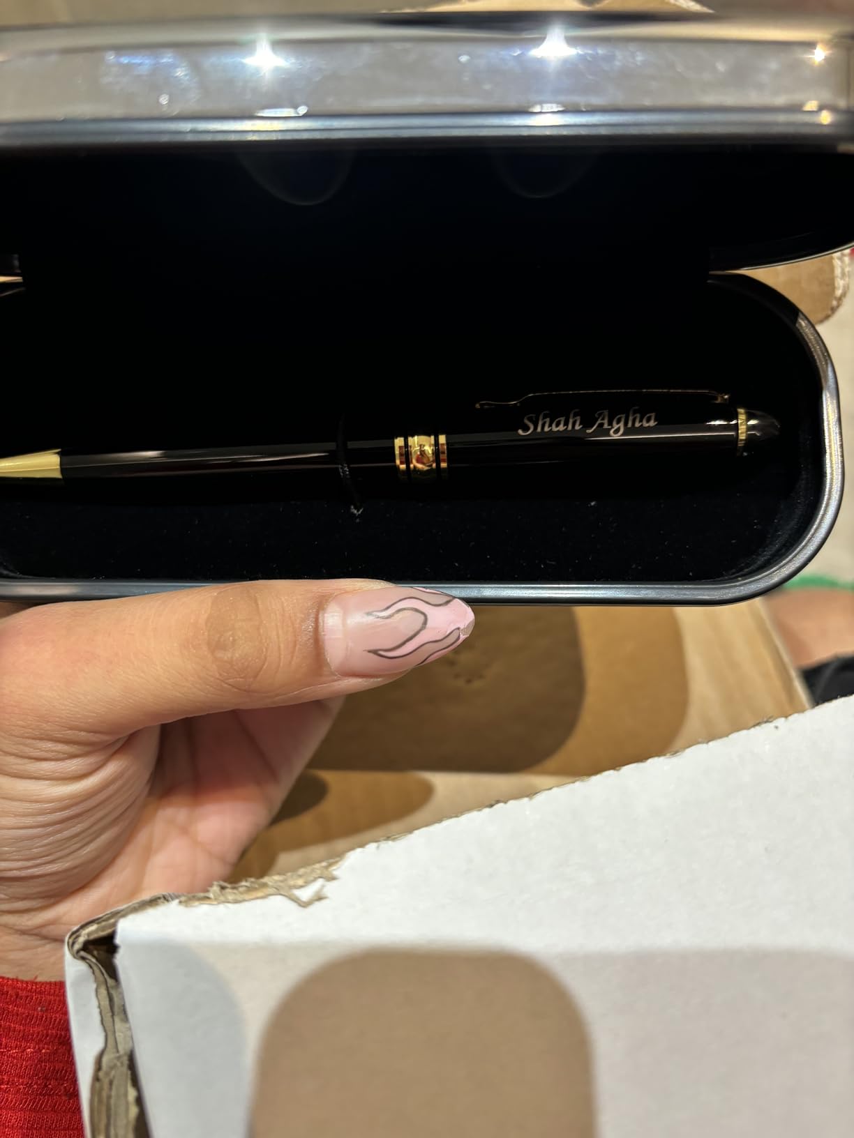 Paul Clover Luxury Ballpoint Pen and Chrome Presentation Case ...