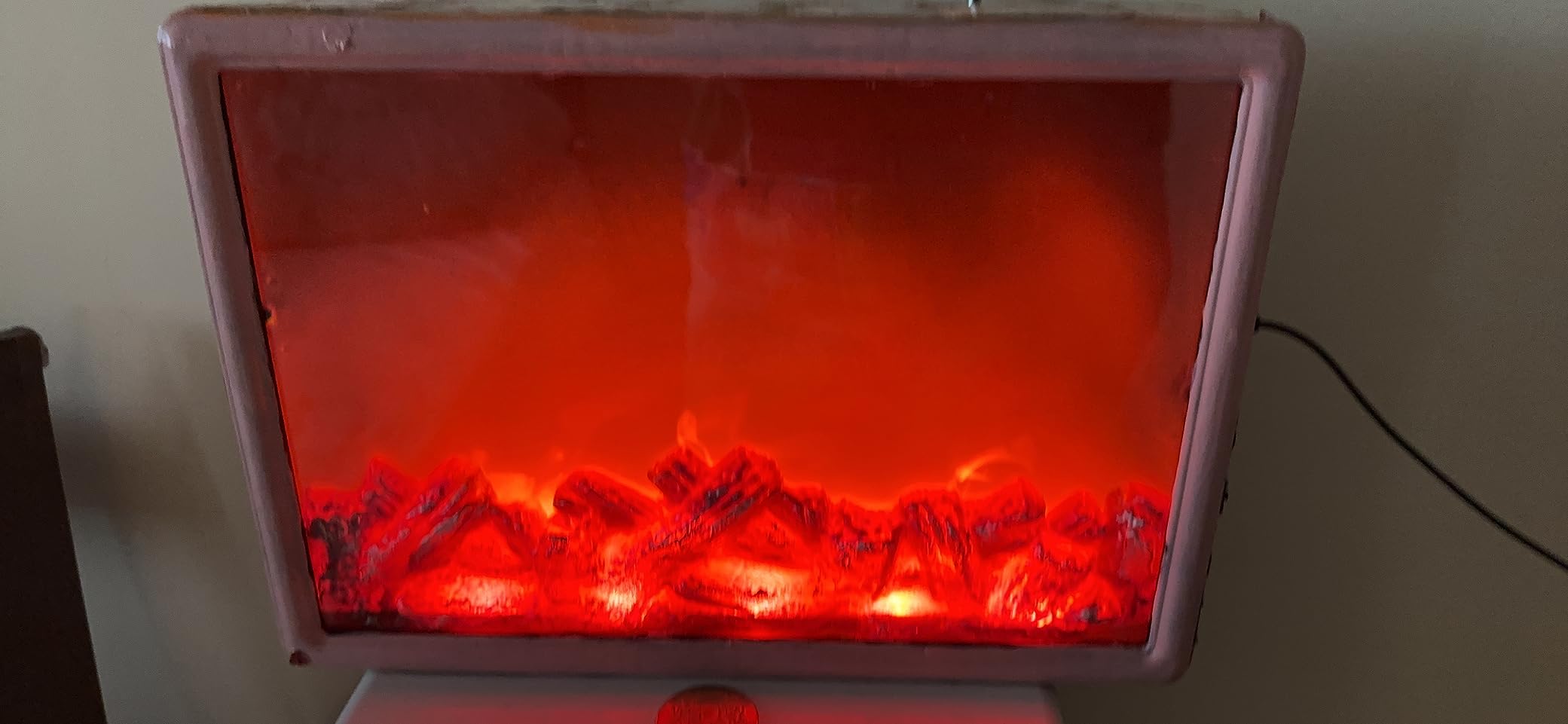 Buy Artificial LED Fireplace with Realistic Log Wood | USB and Battery ...